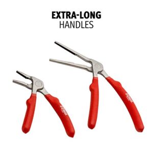 EZRED KWP2 Kiwi Bent Head Needle-Nose Pliers, Set of 2