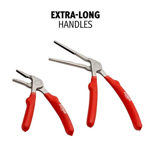 EZRED KWP2 Kiwi Bent Head Needle-Nose Pliers, Set of 2