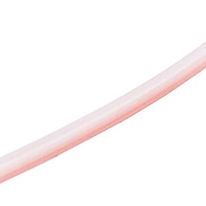 CRL Translucent Vinyl Bulb Seal 5/32" Gap with Pre-Applied Tape - 95" Length, Fits 1/4" Glass