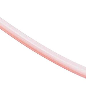 CRL Translucent Vinyl Bulb Seal 5/32" Gap with Pre-Applied Tape - 95" Length, Fits 1/4" Glass