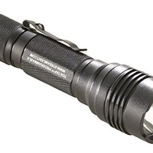 Streamlight 88040 ProTac HL 750-Lumen Professional Tactical Flashlight with CR123A Batteries, and Holster, Black, Clear Retail Packaging