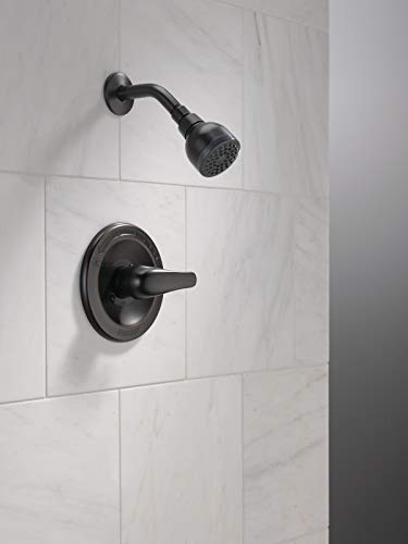 Peerless Single-Handle Shower Faucet Trim Kit with Single-Spray Touch-Clean Shower Head, Oil-Rubbed Bronze PTT188740-OB (Valve Not Included)