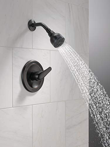 Peerless Single-Handle Shower Faucet Trim Kit with Single-Spray Touch-Clean Shower Head, Oil-Rubbed Bronze PTT188740-OB (Valve Not Included)