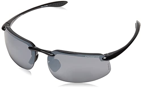 CROSSFIRE 2123 Crossfire Silver Mirror Safety Glasses, Scratch-Resistant, Frameless