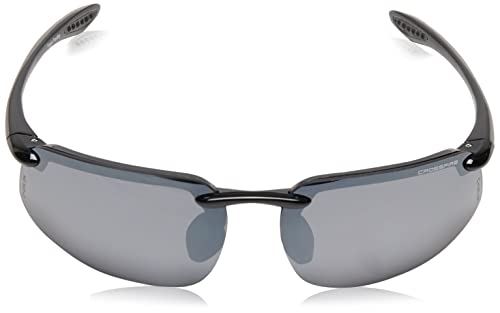 CROSSFIRE 2123 Crossfire Silver Mirror Safety Glasses, Scratch-Resistant, Frameless