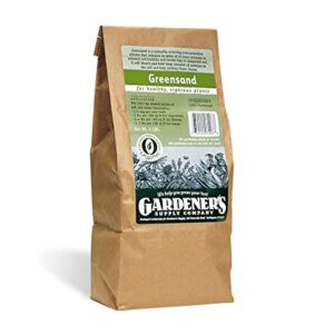 Gardeners Supply Company Natural Greensand Fertilizer | Supplies Minerals to Loosen Clay Soil | Improve Plant Health | 100% Organic Ingredients | 5 Lbs Bag