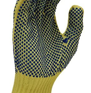 G & F Products 1670L Cut Resistant Work Gloves, 100% Kevlar Knit Work Gloves, Make by DuPont Kevlar, Protective Gloves to Secure Your Hands From Scrapes, Cuts In Kitchen, Wood Carving, Carpentry & DEA, Yellow