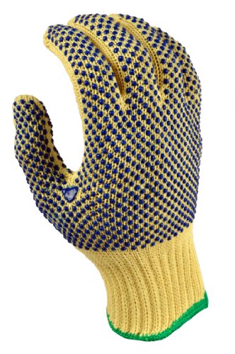 G & F Products 1670L Cut Resistant Work Gloves, 100% Kevlar Knit Work Gloves, Make by DuPont Kevlar, Protective Gloves to Secure Your Hands From Scrapes, Cuts In Kitchen, Wood Carving, Carpentry & DEA, Yellow