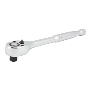 neiko 03103a 1/2 inch ratchet wrench, 72-tooth reversible ratchet, quick release 1/2 drive ratchet, 10 inch oval head socket wrench, cr-v steel rachet wrench