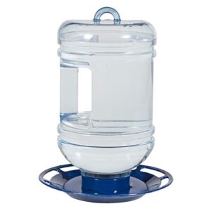 perky-pet 780 outdoor hanging water cooler bird waterer and dispenser,blue, 1.5 qt capacity