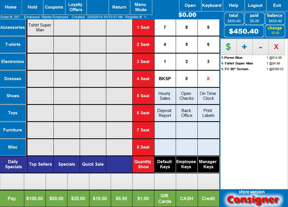 Cinch Cart Cstore Convenient Store POS Software Point of Sale - Premium