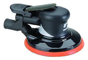 dynabrade (56863) dynorbital supreme 6" (152 mm) diameter random orbital sander, central vacuum | proportionate 3/32" (2.5 mm) diameter orbit | 12000 rpm pneumatic motor