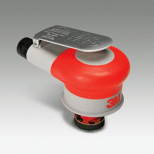 Cubitron II 3M Mini Random Orbital Nib Sander - Pneumatic Palm Sander - For Automotive Paint Repair - Air Powered Tool - 1.25", 3/16 " Orbit - 20244