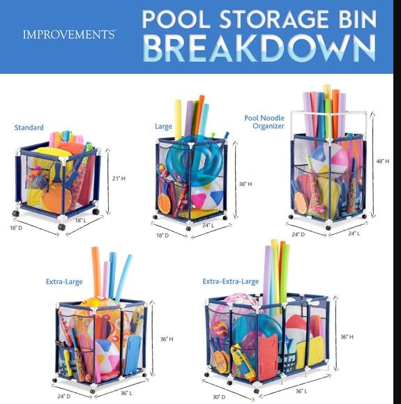 Pool Storage Bin-Large - Improvements