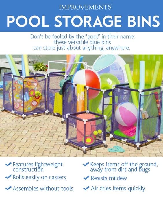 Pool Storage Bin-Large - Improvements