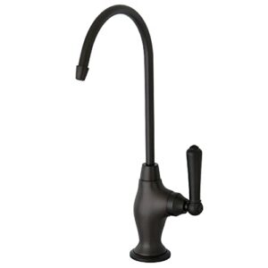 kingston brass ks3195nml magellan design 1/4 turn water filter faucet, oil rubbed bronze,4-3/4 inch spout reach , oil-rubbed bronze