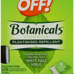 OFF! Botanical Towelettes Plant Based Repellent,8 Towelette.