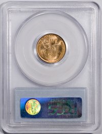 1909 VDB 1C PCGS MS66RD Lincoln Cent Wheat Reverse