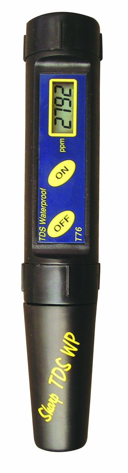 Milwaukee T75 Waterproof TDS/Temp Tester with Replaceable Electrode, 0 to 1999 ppm, 1 ppm Resolution, +/-0.2 percent Accuracy