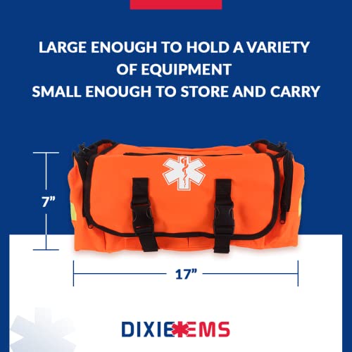 Dixie EMS First Responder On Call Trauma Bag W/Reflectors - Orange