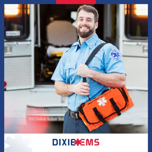 Dixie EMS First Responder On Call Trauma Bag W/Reflectors - Orange