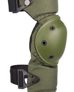 ALTA 52913.09 AltaCONTOUR Knee Protector Pad, Olive Green Nylon Fabric, AltaLOK Fastening, Flexible Cap, Round, Olive Green