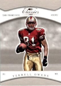 2001 donruss classics football card #79 terrell owens san francisco 49ers