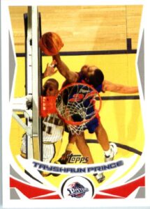 2004 05 topps basketball card #35 tayshaun prince detroit pistons