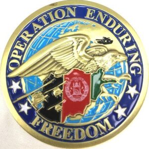 Operation Enduring Freedom Coin Afghanistan Coin Military Collectibles Men Women by EC