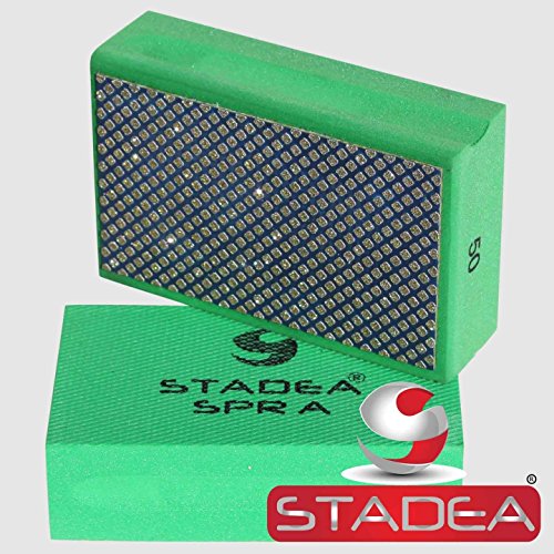 STADEA Diamond Hand Polishing Pad Electroplated Grit 50 for Granite Concrete Terazzo Polishing