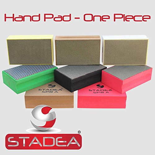 STADEA Diamond Hand Polishing Pad Electroplated Grit 50 for Granite Concrete Terazzo Polishing