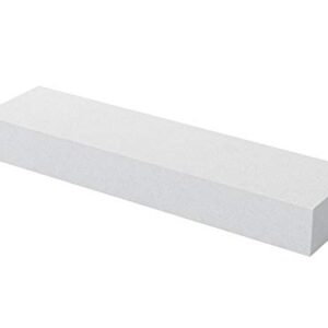 Bon Tool 14-831 8-Inch by 2-Inch by 1-Inch 60 Grit Aluminum Oxide Tile Setters Stone and Rub Brick, White