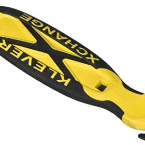 Klever XChange, Safety Knife Cutter, Replaceable Head, Yellow