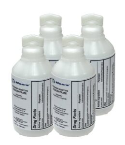 haws 9082 sterile bacteriostatic preservative, for use in portable eyewash stations (box of 4), 5 oz.