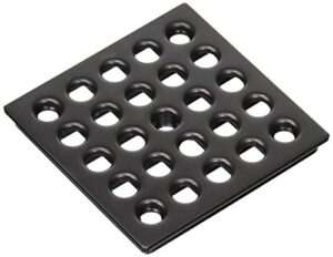 ebbe e4407 square shower drain grate, oil rubbed bronze