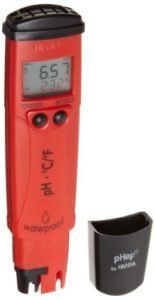 hanna instruments hi98128 phep 5ph/temperature tester, 6-25/64" length x 1-19/32" width x 1" height