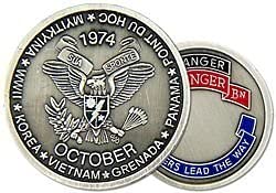 hmc us army ranger 2nd ranger battalion challenge coin