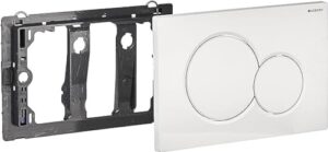 geberit 115.770.11.5 actuator plate, 11.610&quotl x 6.890&quotw x 1.770&quoth, alpine white