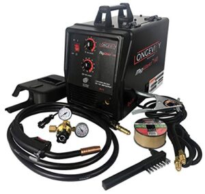 longevity migweld 140-140 amp mig welder capable of flux-core and aluminum gas shielded welding 110v