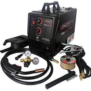 LONGEVITY Migweld 140-140 Amp Mig Welder Capable Of Flux-Core And Aluminum Gas Shielded Welding 110v