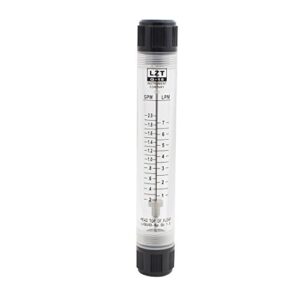 uxcell a11120300ux0019 1/2 inch female thread 0.2-2.0 gpm 1-7 lpm water liquid inline flowmeter lzm-15