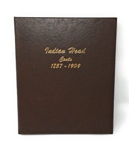 dansco us flying eagle and indian head cent coin album 1857 - 1909 #7101