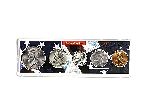 1994-5 Coin Birth Year Set in American Flag Holder Uncirculated