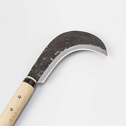 OJIKA" Billhook Double-Edged Aogami Steel Blade Forestry Japan Tools 16.9inch