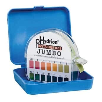 pHydrion 3.0 to 5.5 pH Jumbo pH Papers, Range 3.0 to 5.5, 50 Ft/Roll