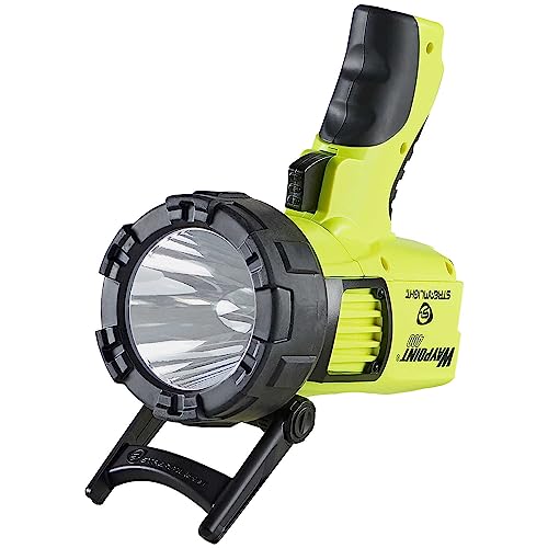 Streamlight 44910 Waypoint 300 1000-Lumen Long Range Pistol-Grip Rechargeable Spotlight with 120V AC Charger, Polymer Holder/Mount, Yellow