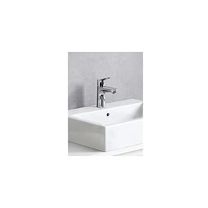 hansgrohe Focus Modern Upgrade Easy Clean 1-Handle 1 7-inch Tall Bathroom Sink Faucet in Chrome, 04371000