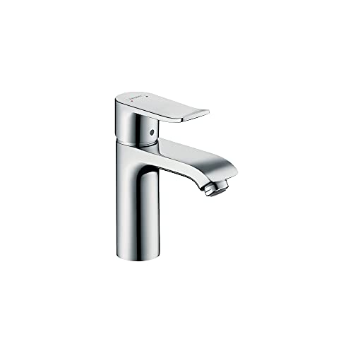 hansgrohe Metris Modern Upgrade Easy Install 1-Handle 1 7-inch Tall Bathroom Sink Faucet in Chrome, 31080001