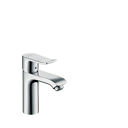 hansgrohe Metris Modern Upgrade Easy Install 1-Handle 1 7-inch Tall Bathroom Sink Faucet in Chrome, 31080001