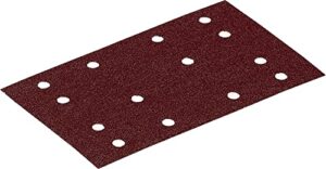 festool 499053 rubin 2 p220 grit rts (80x133mm) rectangular abrasive sanding sheets, 50-pack